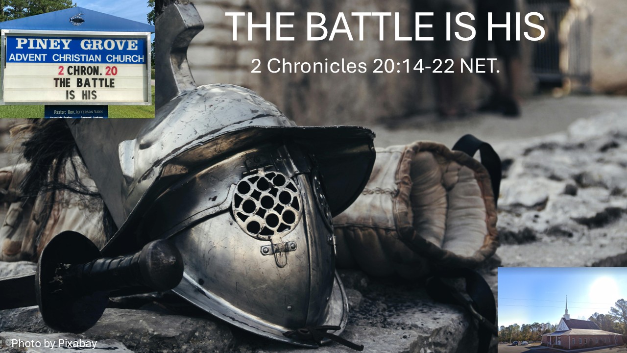 THE BATTLE IS HIS – jeffersonvann